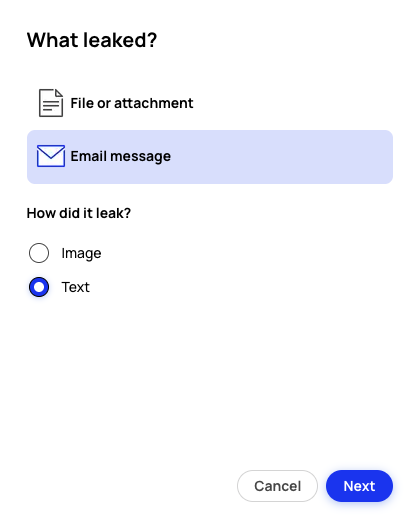 Run a Sample Investigation – EchoMark